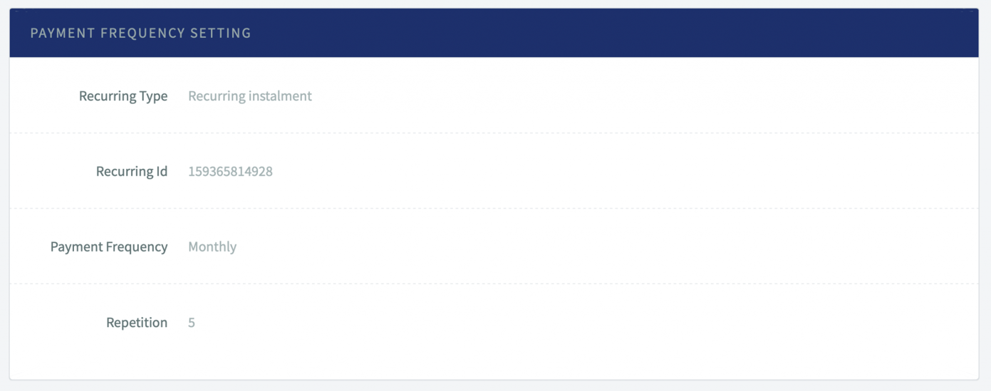 How to register for Recurring API